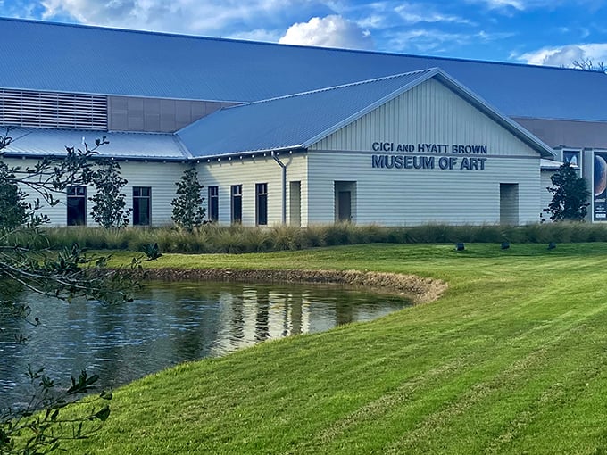 The Cici and Hyatt Brown Museum isn't just housing art&mdash;it's art itself. That reflecting pond makes even amateur photographers look like professionals.