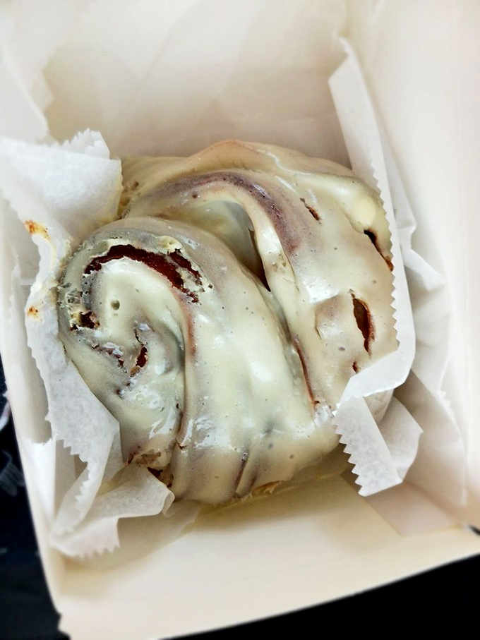 Cinnamon rolls that could convert even the staunchest health food advocate – resistance is absolutely futile here.