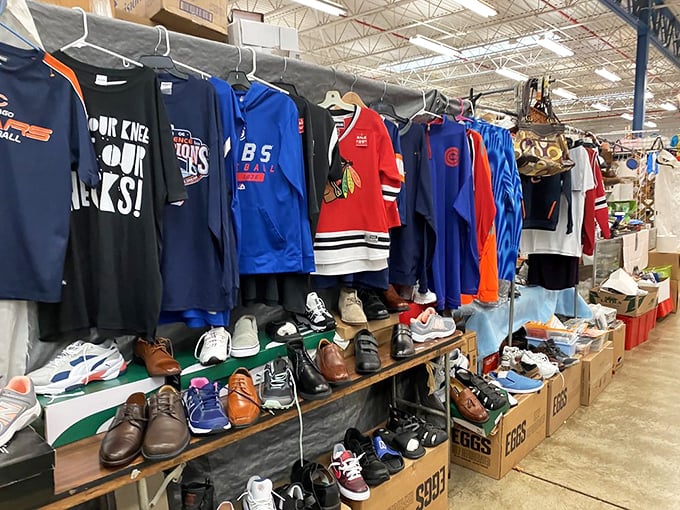 Chicago sports loyalty on full display. From Bears black to Blackhawks red, wear your team pride while scoring a deal that would make any GM jealous.
