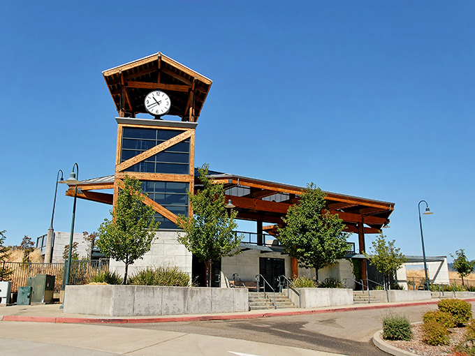 Cloverdale's modern depot stands as a testament to small-town reinvention. That clock tower isn't just telling time &ndash; it's marking a new era.