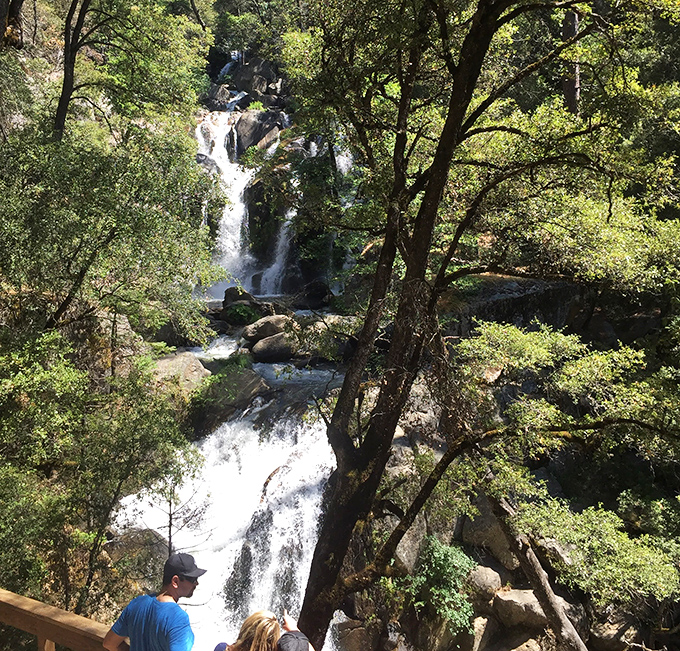 Corlieu Falls puts on a natural water show that makes Las Vegas fountains look like a garden sprinkler.