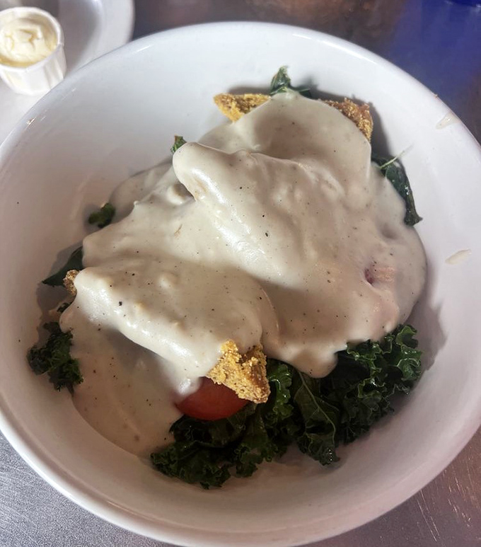 Country-fried tempeh proves plant-based comfort food can be just as soul-satisfying as traditional Southern fare.