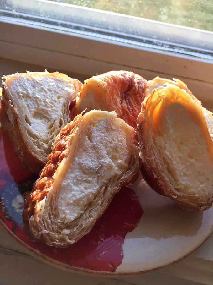 The mythical cronut in its natural habitat. Part croissant, part donut, all indulgence&mdash;like the pastry equivalent of a mullet haircut.