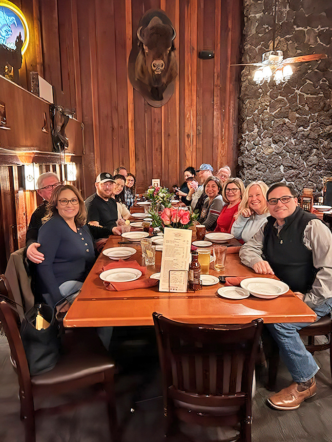 Nothing says "celebration" like gathering around a table where the only difficult decision is how you want your steak cooked.