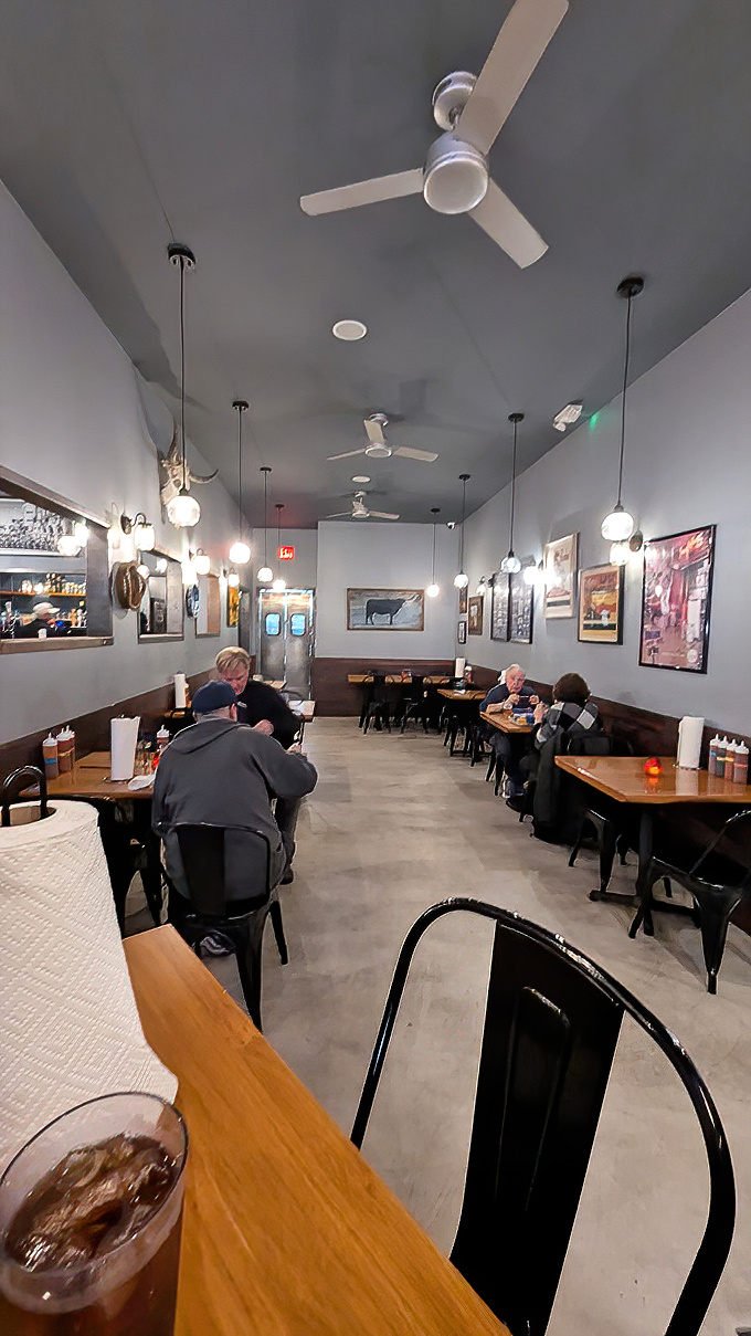 The narrow dining room fills with the happy murmur of diners experiencing what might be called a "meat epiphany."