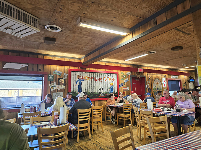 Where strangers become friends over shared appreciation of food that makes everyone close their eyes on the first bite.
