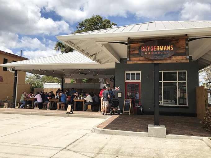 Where strangers become friends over the universal language of "Oh my god, you have to try this." Barbecue: bringing America together one table at a time.