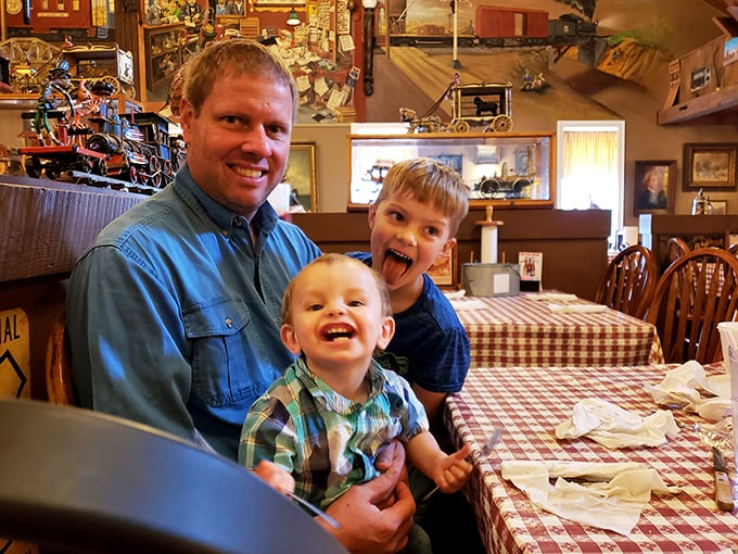 The true measure of a great restaurant: families making memories over meals. Those smiles say more than any review ever could.