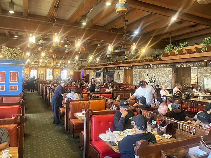 Where strangers become temporary friends, united by hunger and the shared experience of discovering this roadside oasis of comfort food.