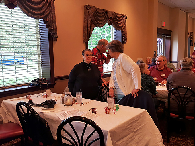 Gathering around white-clothed tables, diners share stories and laughter&mdash;the true seasoning that makes any meal at Dutch-Way memorable.