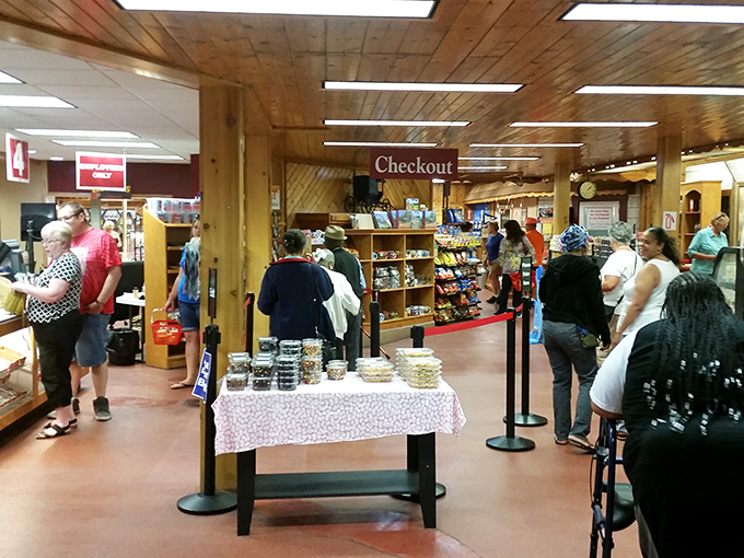 Simple wooden chairs and formica tables set the stage for cheese-induced euphoria. No fancy tablecloths needed when the food does all the talking.