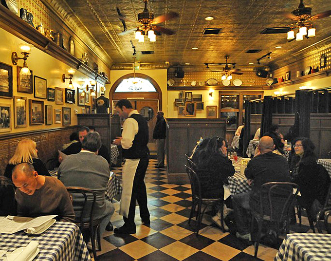 Happy diners savoring every bite in an atmosphere that encourages lingering over great food.