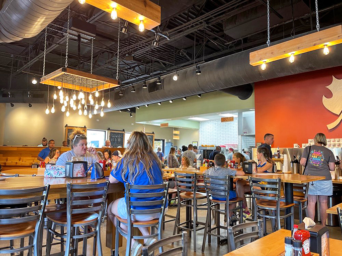 Happy faces tell the real story – this is where breakfast memories are made and shared.