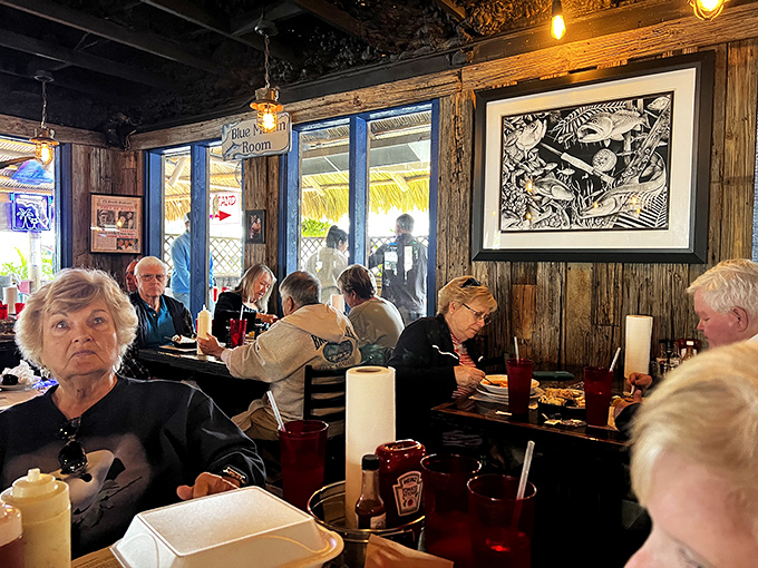 Locals filling tables on a regular Tuesday – always the best endorsement any restaurant can receive.