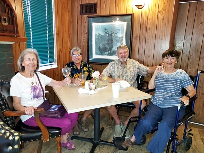 The true measure of a great restaurant: happy diners making memories over meals worth driving for.