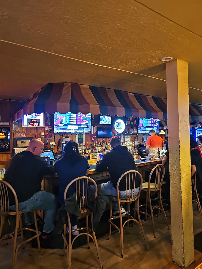 The bar's where locals gather to solve the world's problems over cold ones and good company.