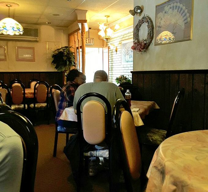 Regulars know the unspoken rule &ndash; no serious conversations until you've figured out your sandwich attack strategy.