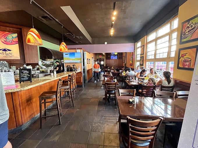 Where locals gather to solve the world's problems over plates of food that make philosophical discussions taste even better.