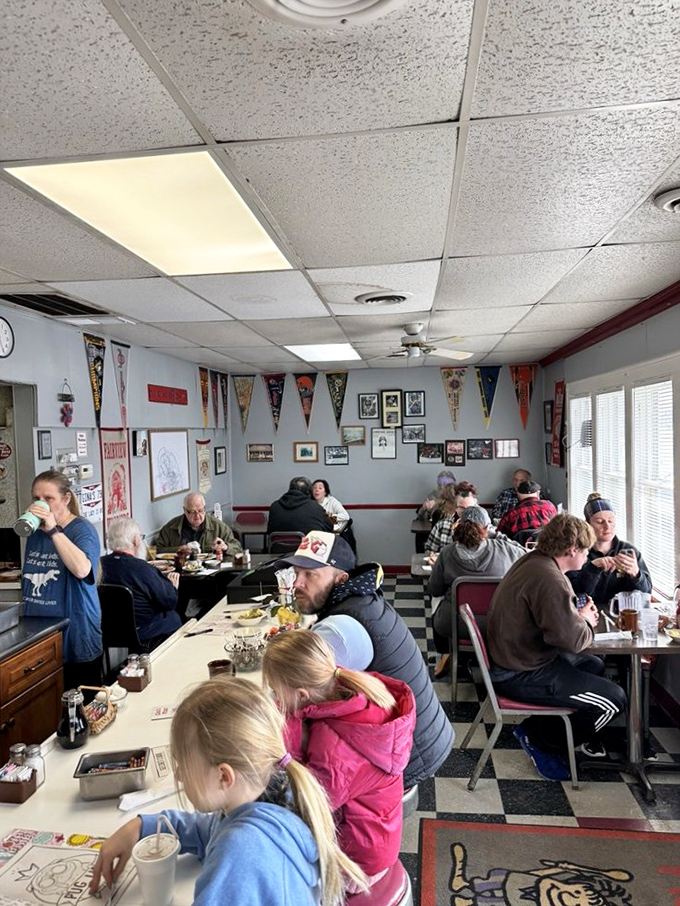 Not a phone in sight&mdash;just people enjoying real food and conversation in a place where community happens naturally between bites of breakfast.