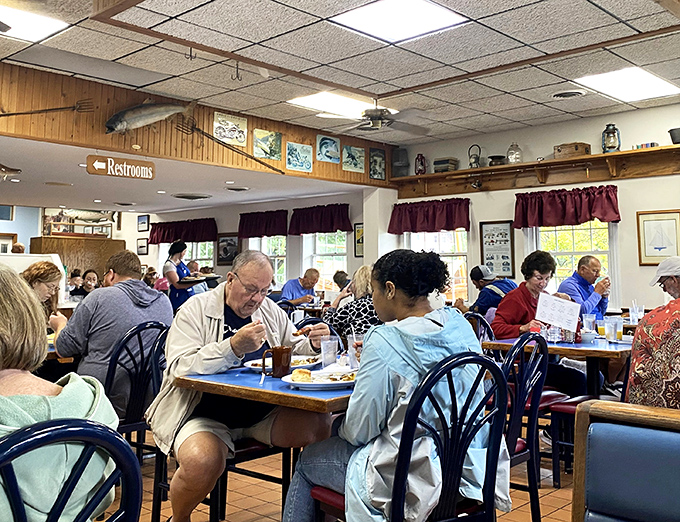 The true measure of a great restaurant isn't in fancy reviews but in the focused expressions of diners too busy enjoying their food to talk.