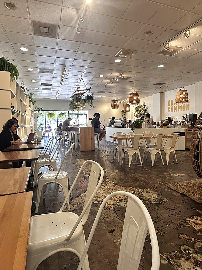 Where laptops and conversations coexist peacefully &ndash; proving that the right atmosphere can make productivity and pleasure perfect tablemates.