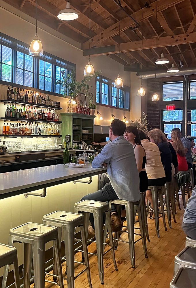 The bar scene at LUCA hits that sweet spot between sophisticated and approachable&mdash;like finding a cocktail party where everyone's already your friend.