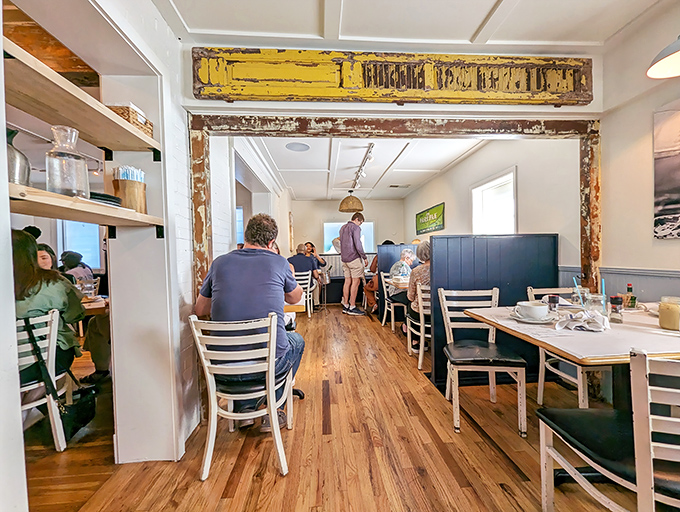 The cow may not have jumped over the moon, but its wooden head watches approvingly over a bar stocked with everything needed to craft the perfect brunch cocktail.