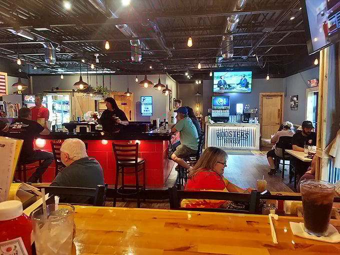 Happy faces around every table tell the real story of this place.