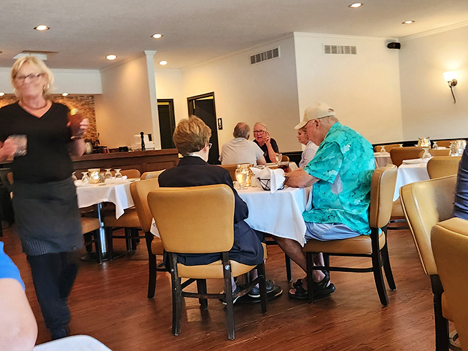 Where conversations flow as smoothly as the cocktails. Notice how nobody's staring at their phones? That's the magic of supper club dining.