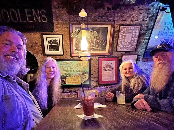 Where strangers become friends over shared stories and good drinks. These limestone walls have heard it all.