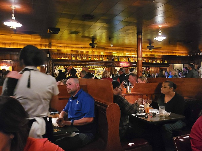 Where strangers become temporary neighbors united by a common purpose: the pursuit of steak perfection.