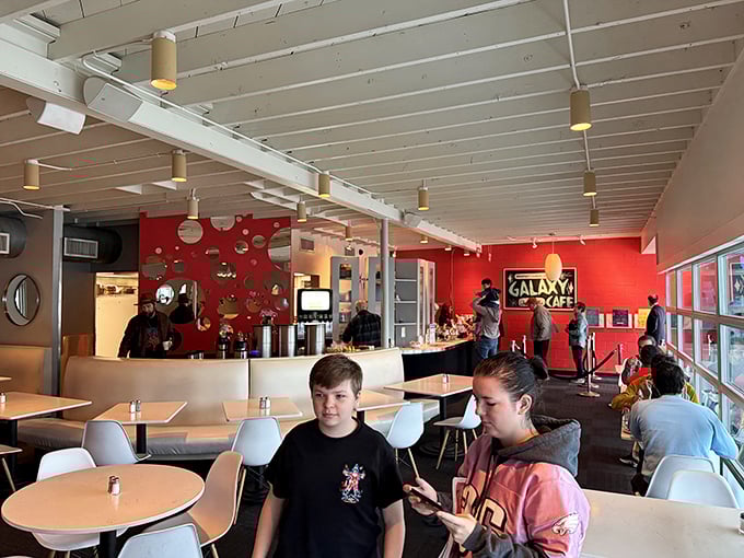 Where locals and visitors alike find common ground over good food. The breakfast democracy of Austin in action.