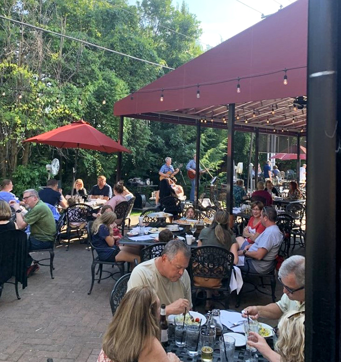 The outdoor patio comes alive with music and laughter&mdash;proof that al fresco dining in Ohio can rival anything you'd find along the Mediterranean coast.