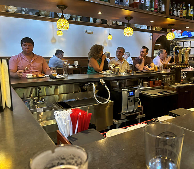The bar scene: where locals and visitors alike discover that good spirits come in both glass and human form.