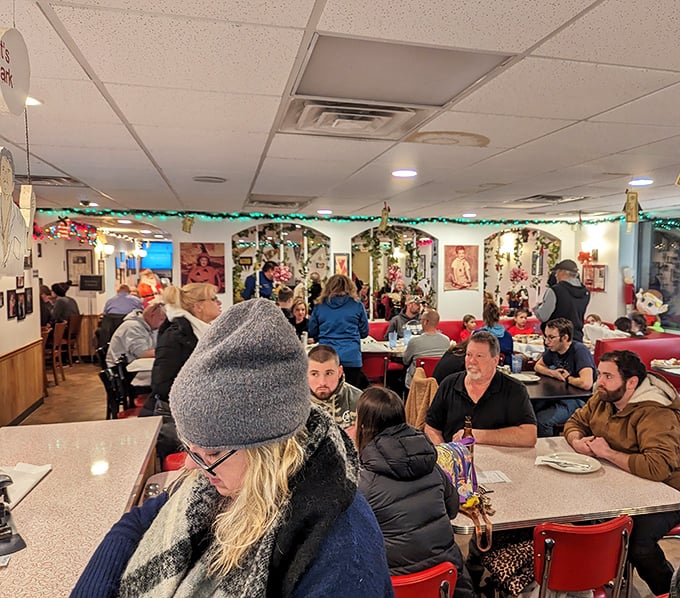 A packed house on a weeknight tells you everything you need to know. Good luck finding an empty seat during Steelers season.