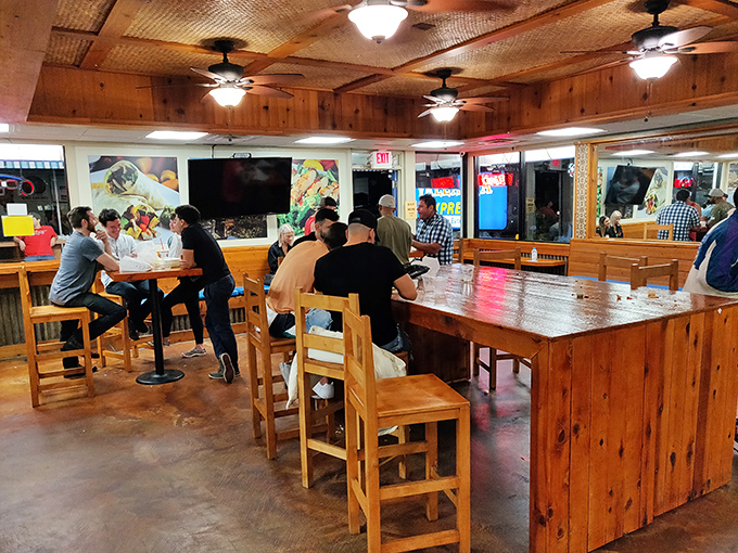 Night or day, Vallarta Express draws a crowd of locals who know that good Mexican food is worth staying up for.