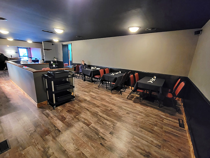 Simple tables, comfortable chairs, and a no-nonsense approach to dining. This is a place that understands the art of letting great food be the star.