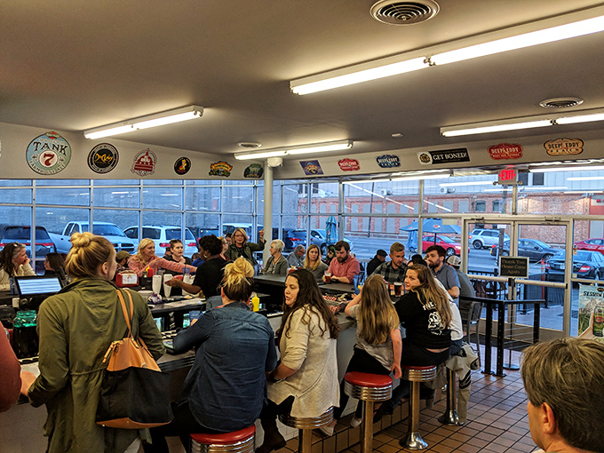 Where strangers become friends over shared appreciation of good food. The packed counter proves that Boulevard has mastered the art of community dining.