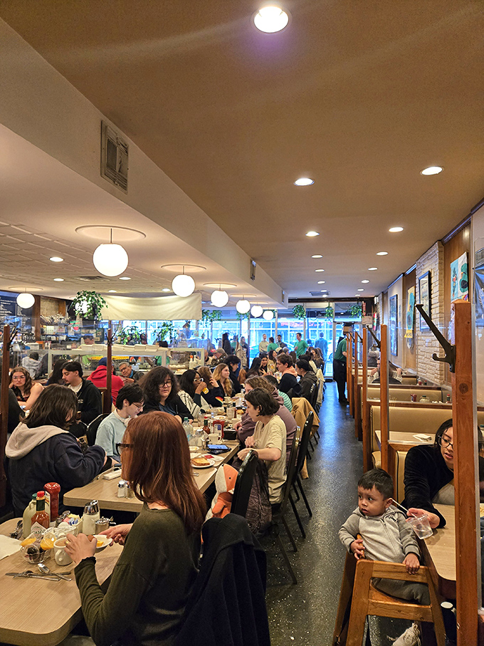 A packed house is the most honest review a restaurant can get. Generations of Chicagoans have made Lou Mitchell's their morning tradition.