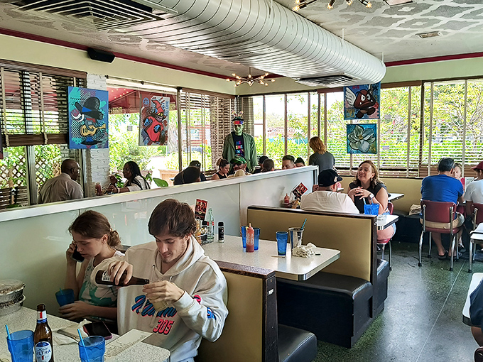 The dining room hums with the energy of a community gathering place&mdash;where locals and visitors alike find common ground over uncommonly good food.