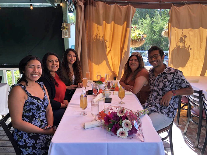 The outdoor patio: where mimosas meet sunshine and weekend brunches turn into the highlight of everyone's social media feed.