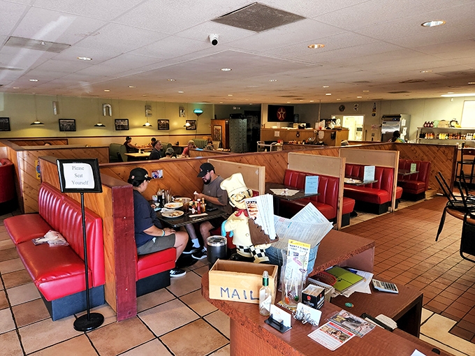 The booths at Joe's aren't just seating&mdash;they're front-row tickets to the greatest show in town: authentic American diner culture.