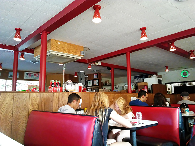 Where strangers become neighbors over shared appreciation of classic American fare, proving that good food brings people together better than anything else.