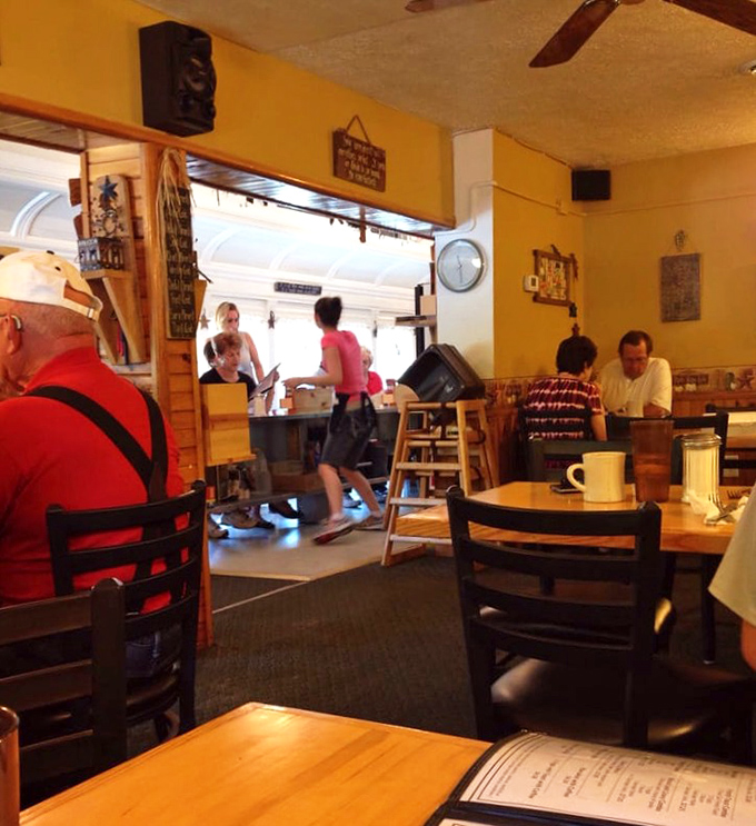 Where strangers become neighbors over coffee and pie. The bustling dining room hums with conversation&mdash;the secret ingredient in every great diner.