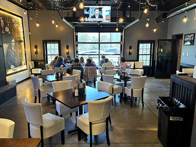 A dining room where strangers become friends over shared appreciation of wings, proving that great food remains our most universal language.