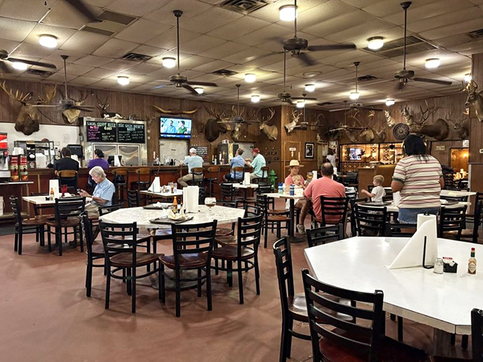 Where strangers become neighbors over the universal language of "mmm" and "pass the napkins, please."