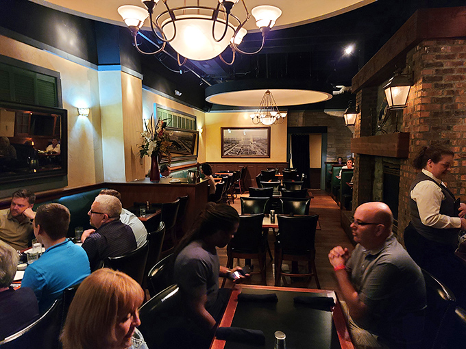 The dining room buzzes with the energy of people having exactly the kind of evening they hoped for when they made reservations.