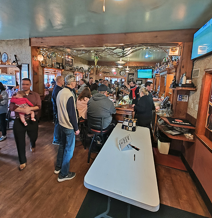 Happy diners discovering why this place has earned its reputation for exceptional hospitality.