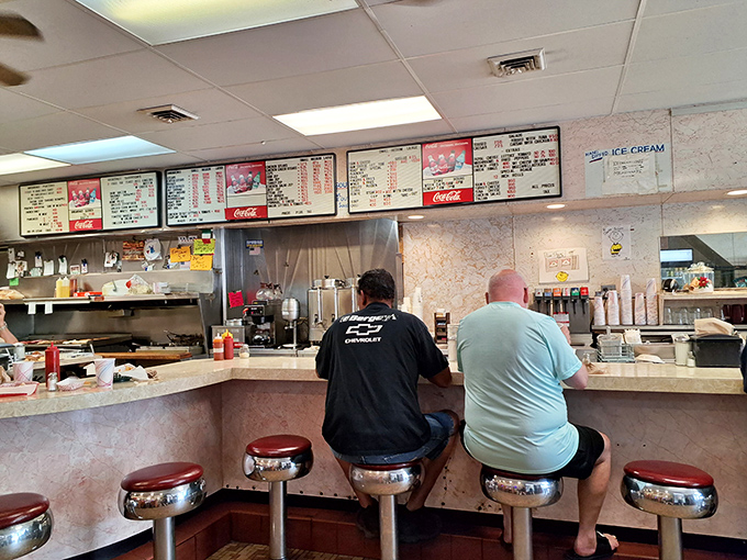 Where locals gather for more than just food. These counter seats have heard decades of Norristown stories, sports debates, and friendly banter.