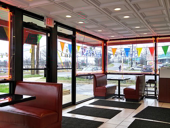 Tables that have seen countless meals and heard even more satisfied sighs.